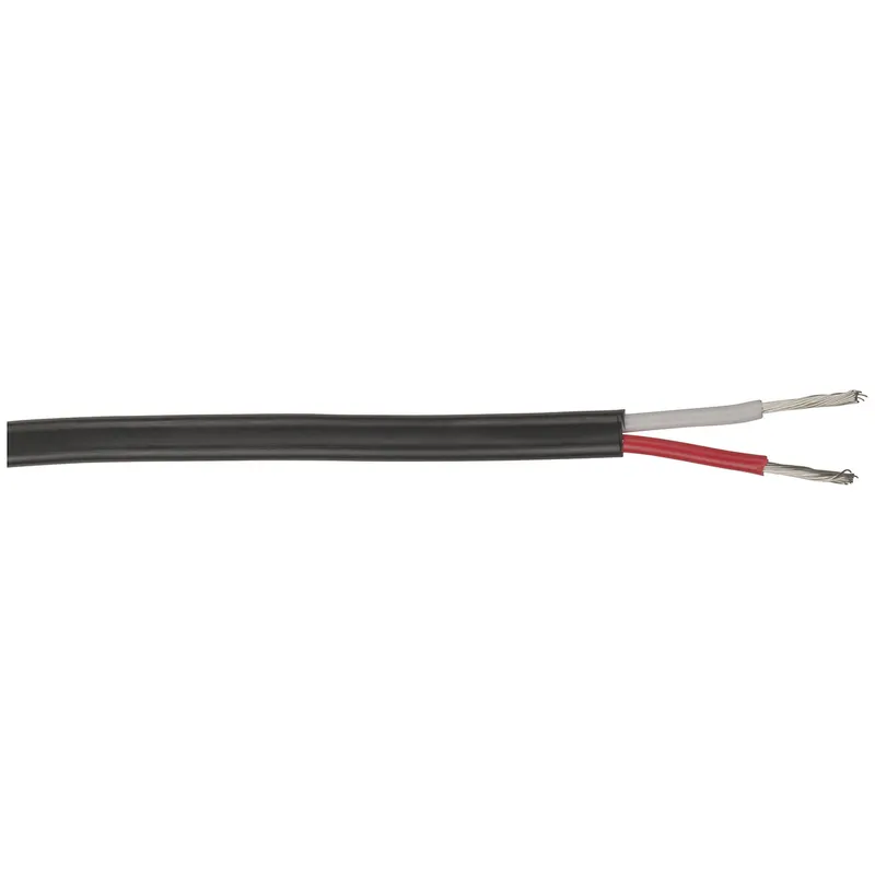 15A Twin Core Power Cable - 30m Roll - White Black | Road Tech Marine