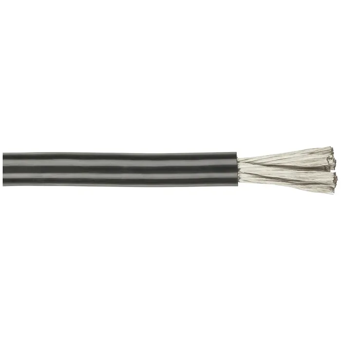 6 Gauge Mega High Current OFC Power Cable - Black - Sold per metre ...